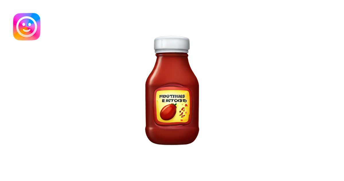 Expired ketchup emoji | AI Emoji Generator