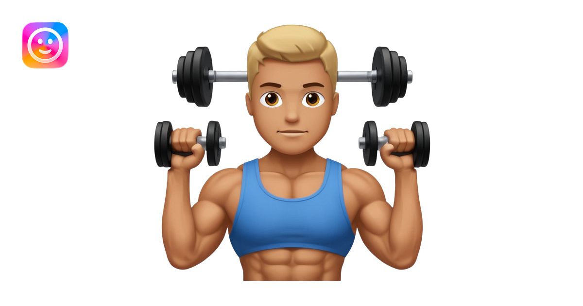 haltère épaule emoji | AI Emoji Generator