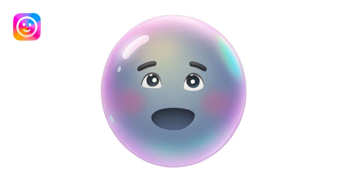 Bubble emoji | AI Emoji Generator