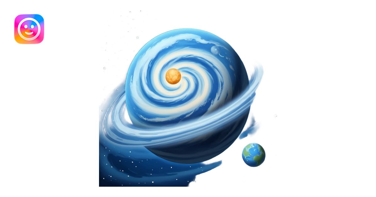 Planet Orbit emoji | AI Emoji Generator