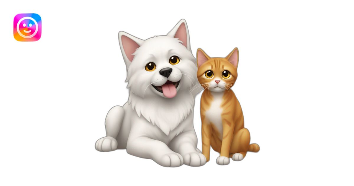 kat met een hond emoji | AI Emoji Generator