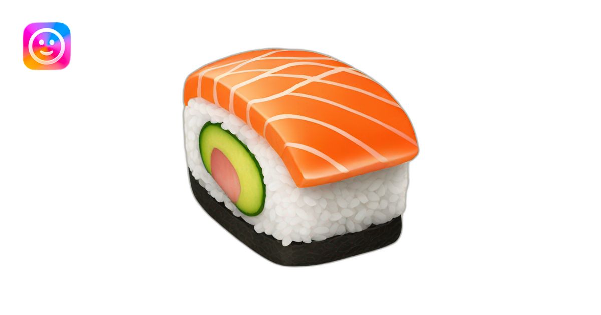 Sushi emoji | AI Emoji Generator