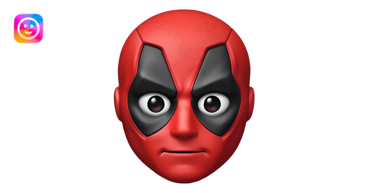 create a deadpool face emoji without body emoji | AI Emoji Generator