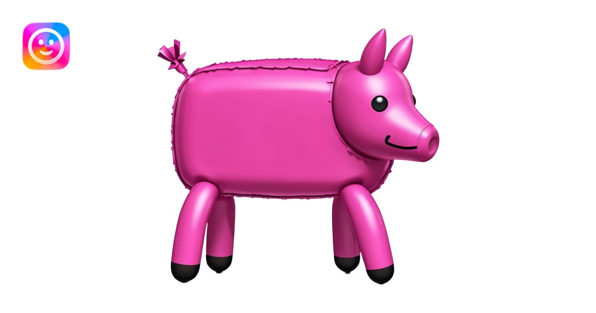 jeff koons style SPAM meat pinata sculpture emoji | AI Emoji Generator