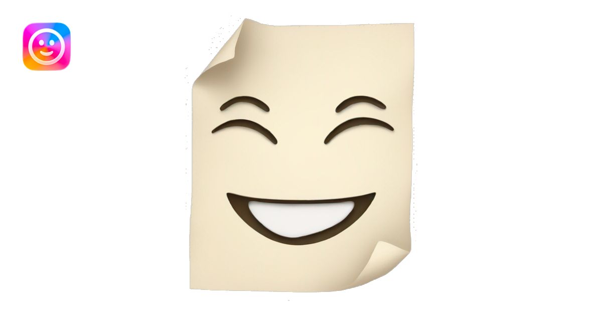 Paper emoji | AI Emoji Generator