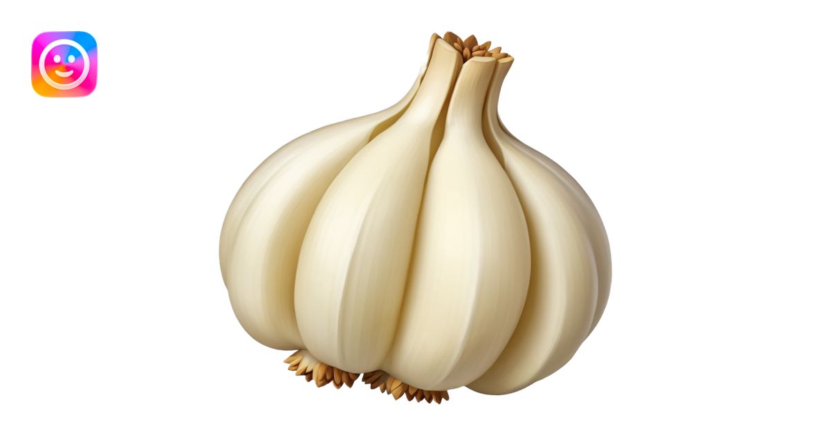 peeled garlic clove emoji | AI Emoji Generator
