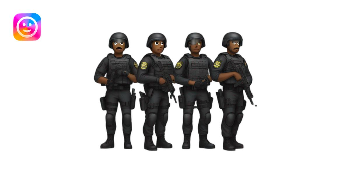 swat team emoji | AI Emoji Generator