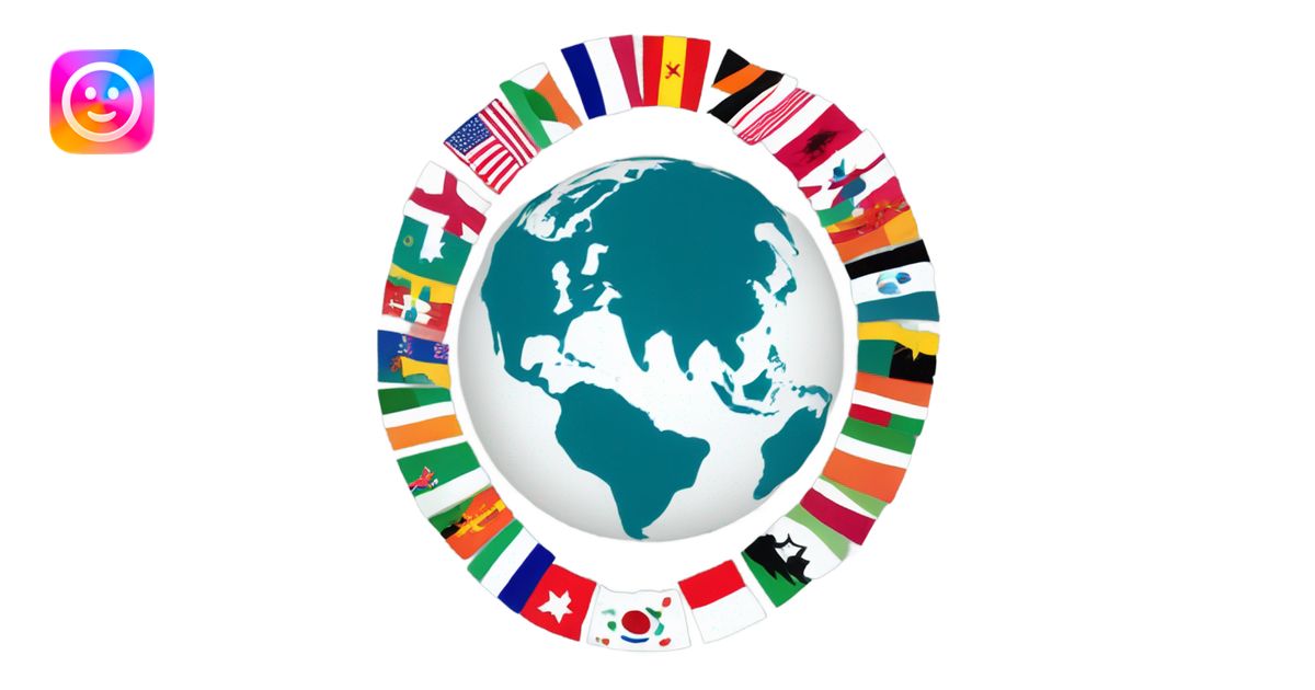 countries of the world flags emoji | AI Emoji Generator