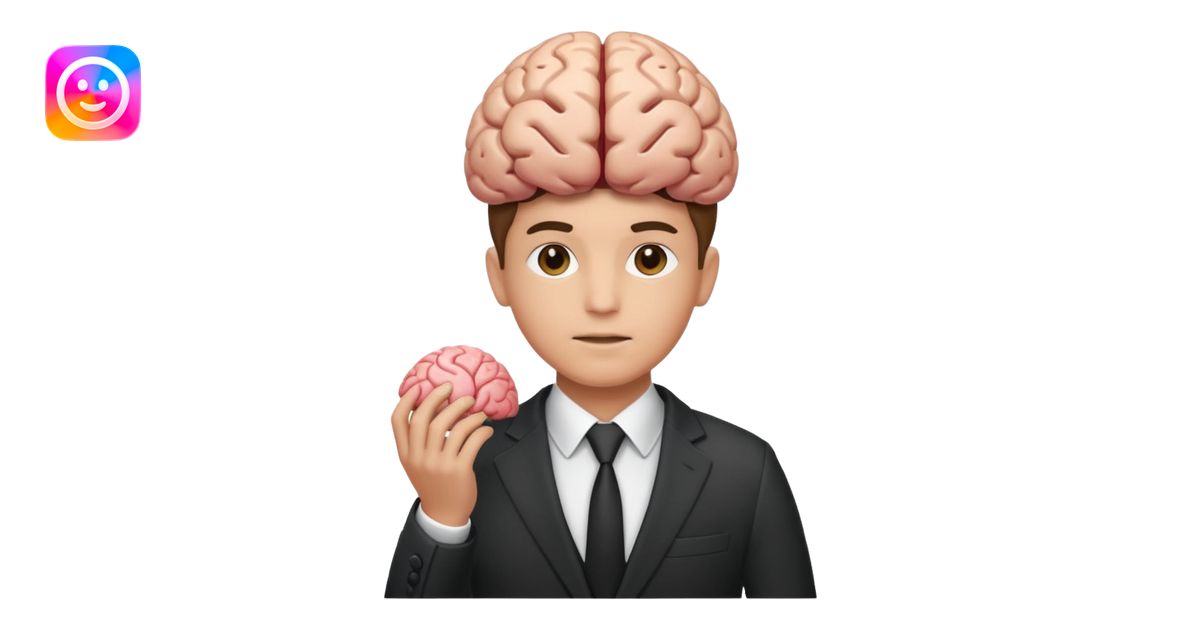 brain with apparel knowledge emoji | AI Emoji Generator