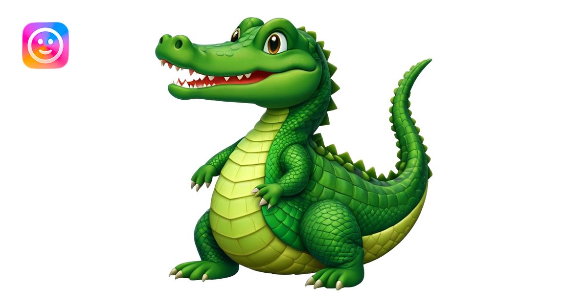 Aligator wearing muslim hat emoji | AI Emoji Generator