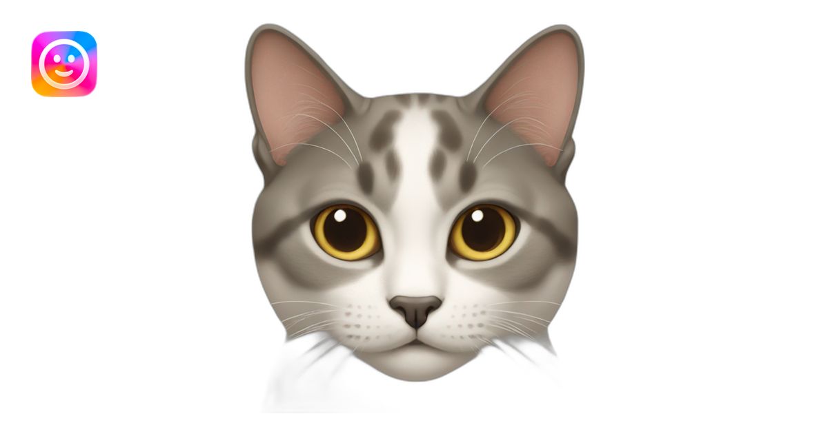 a twin heads cat emoji | AI Emoji Generator