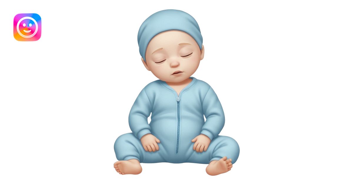 High resolution of realistic full body sleepy baby distorted , no extra ...