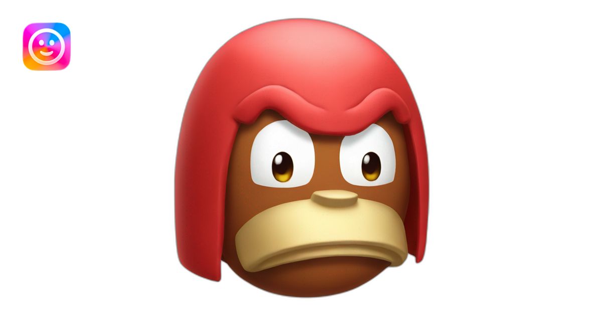 Knuckles 3d emoji | AI Emoji Generator