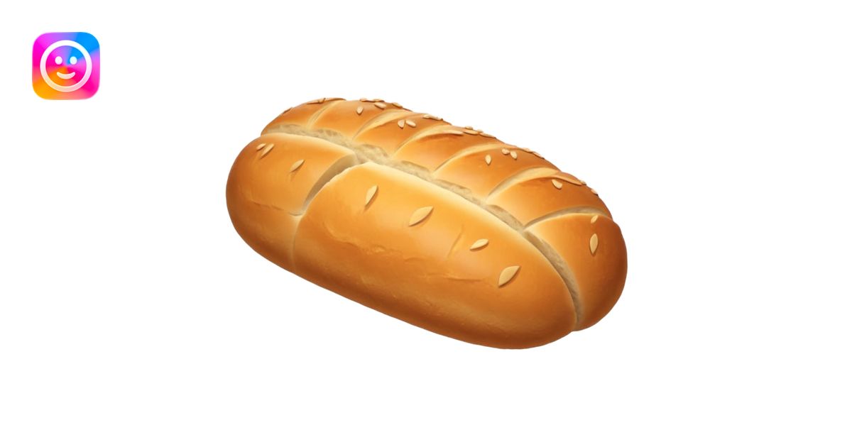 crusty French bread roll emoji | AI Emoji Generator