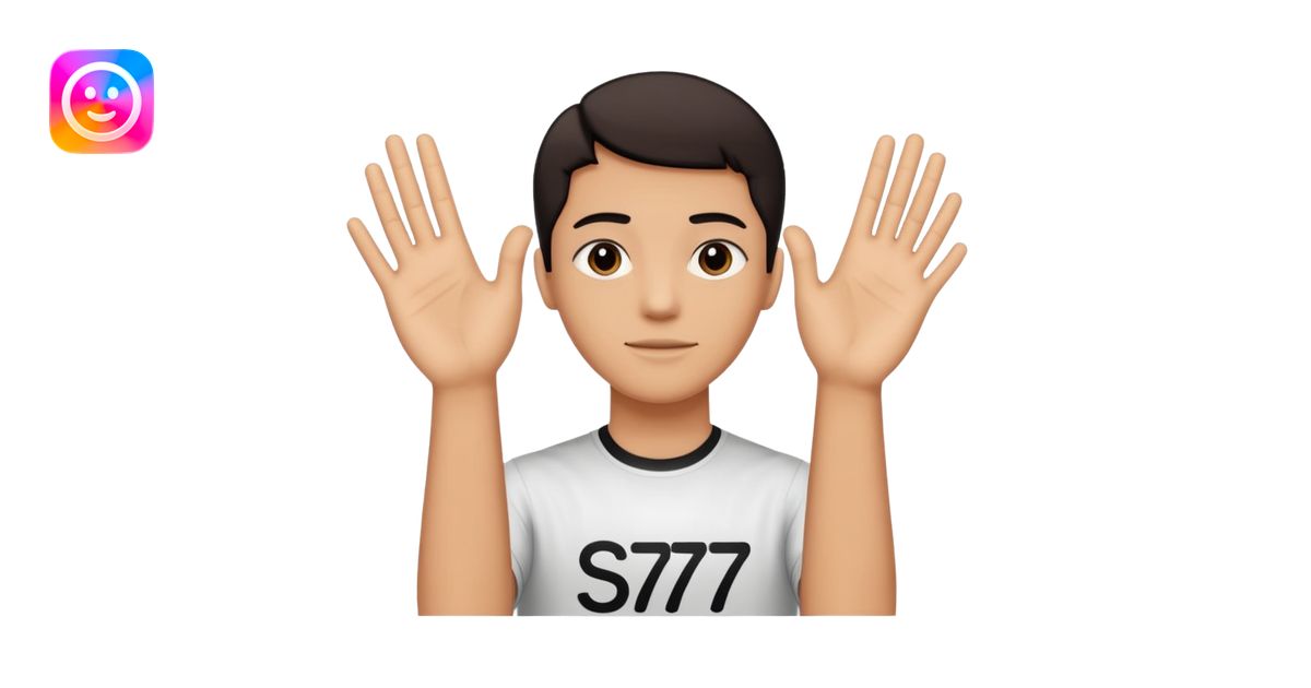 Make a person doing the 67 meme with the words six seven on there hands ...