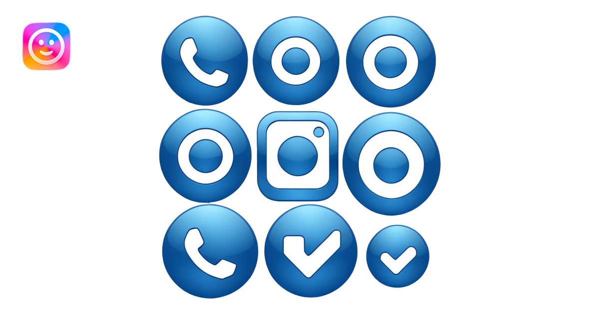 instagram verified symbols emoji | AI Emoji Generator