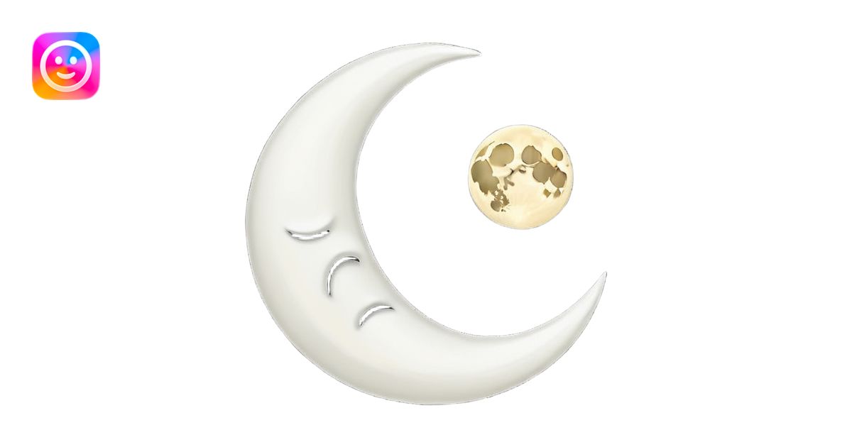 Genarate me a emoji of Dark mode moon in emoji | AI Emoji Generator