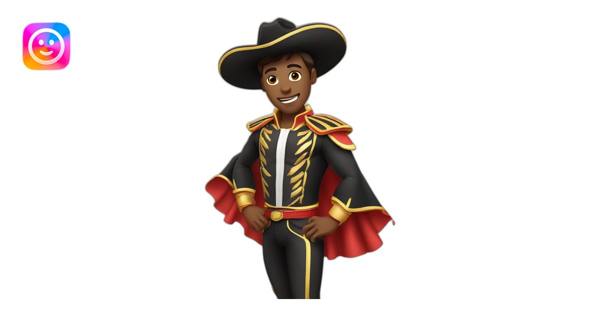 bullfighter greeting the public. with a bullfighter's hat. and with ...