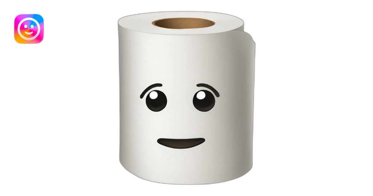 Toilet paper emoji | AI Emoji Generator