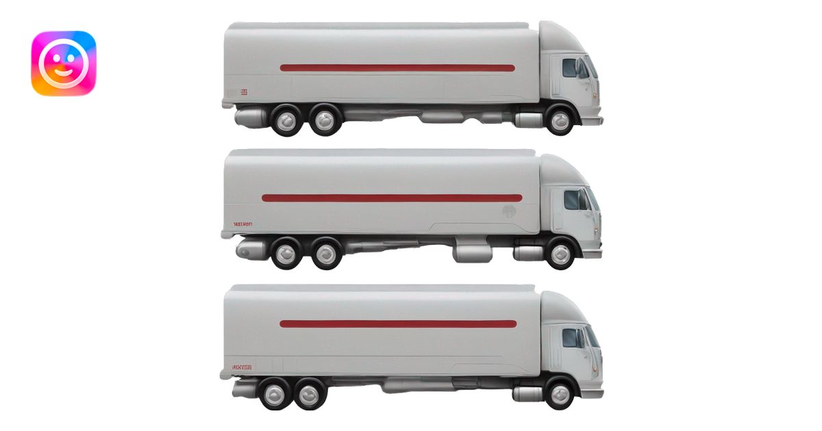 Side view of 1971 very very long 40 foot long mail delivery truck ...