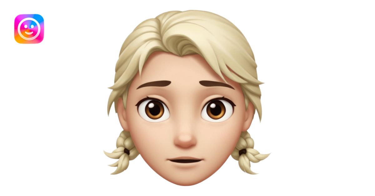 Shadow looming behind, character frozen mid-turn emoji | AI Emoji Generator