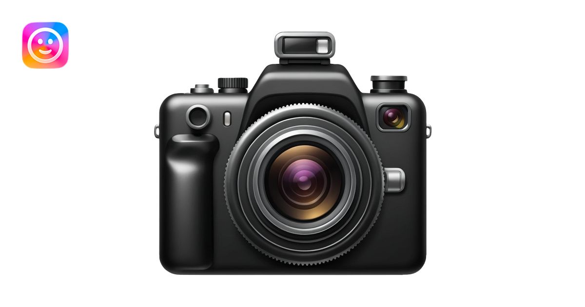 camera emoji | AI Emoji Generator