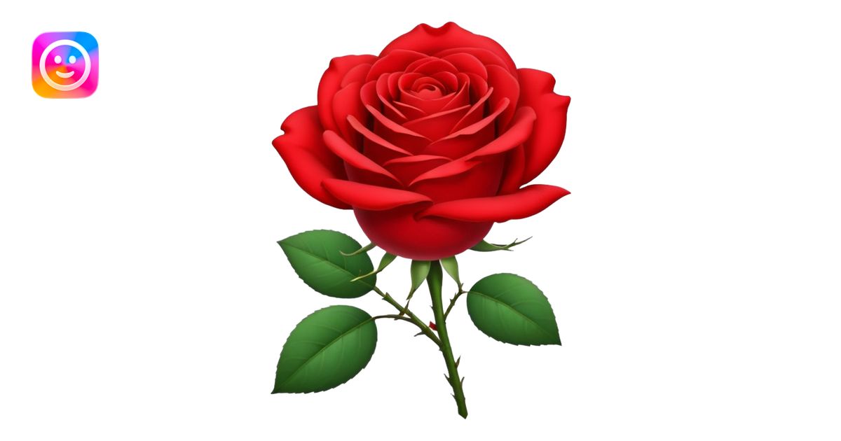 rose emoji | AI Emoji Generator