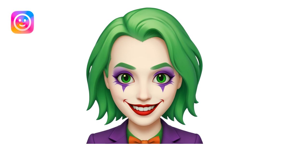 the joker face emoji | AI Emoji Generator