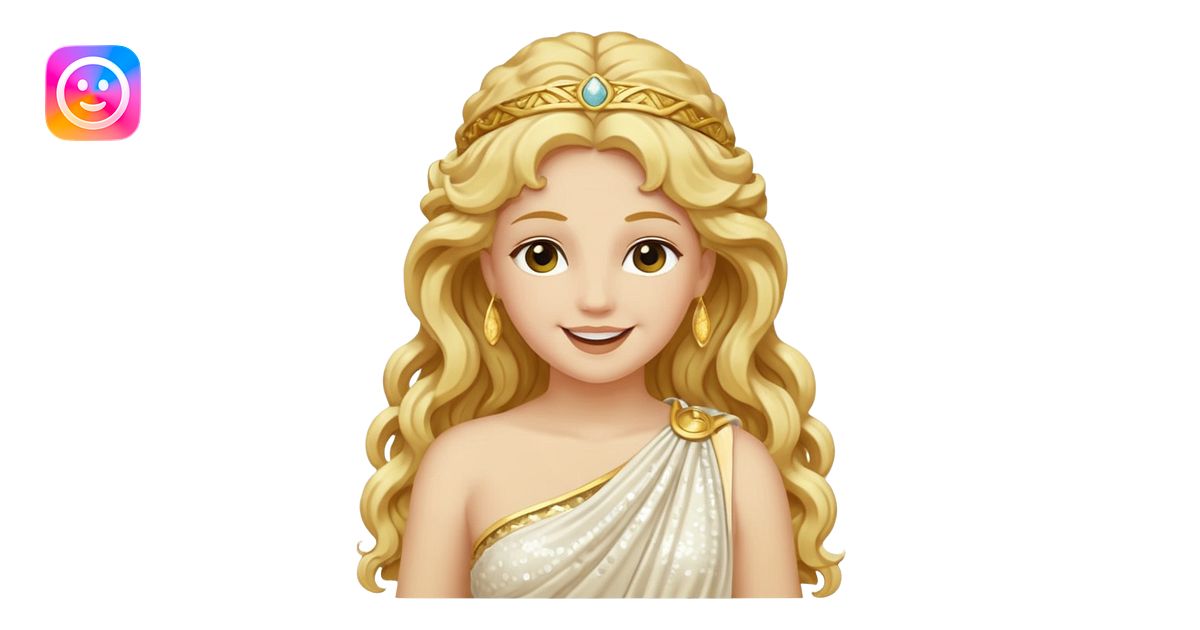 Psyche, Goddess of Soul from Roman Deities with long golden blonde wavy ...