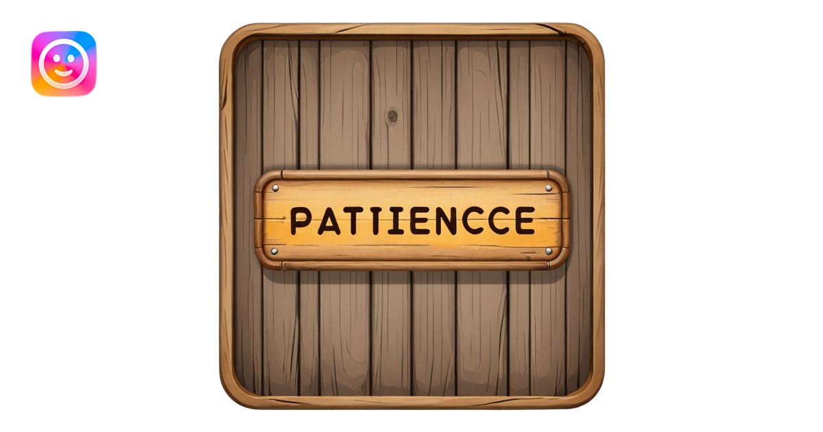 patience bar emoji | AI Emoji Generator