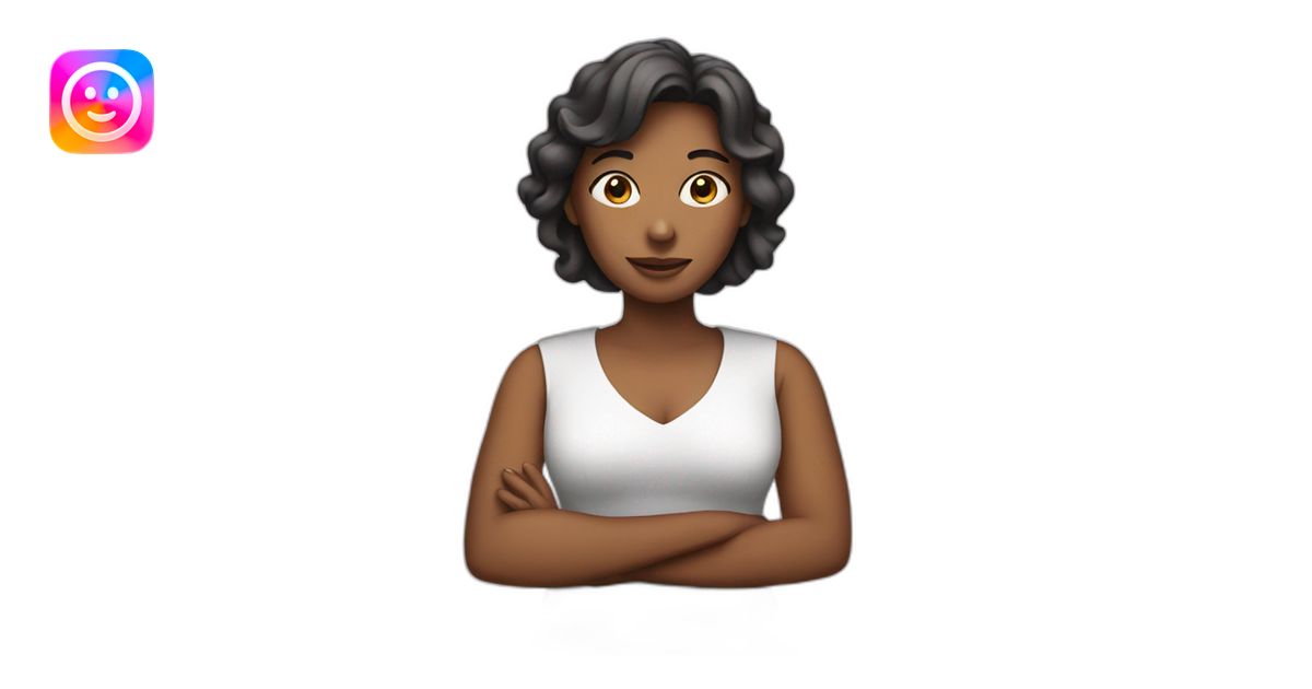 woman spelling emoji | AI Emoji Generator