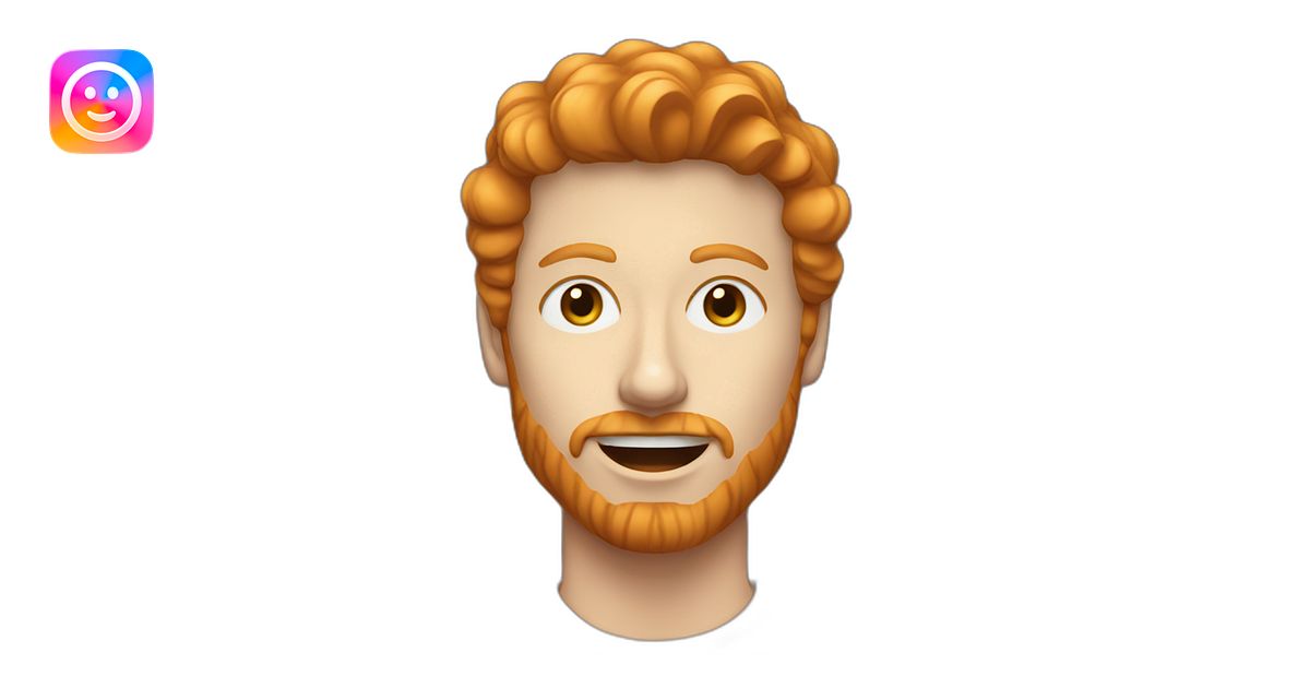 ginger mullet guy with synthesiser emoji | AI Emoji Generator
