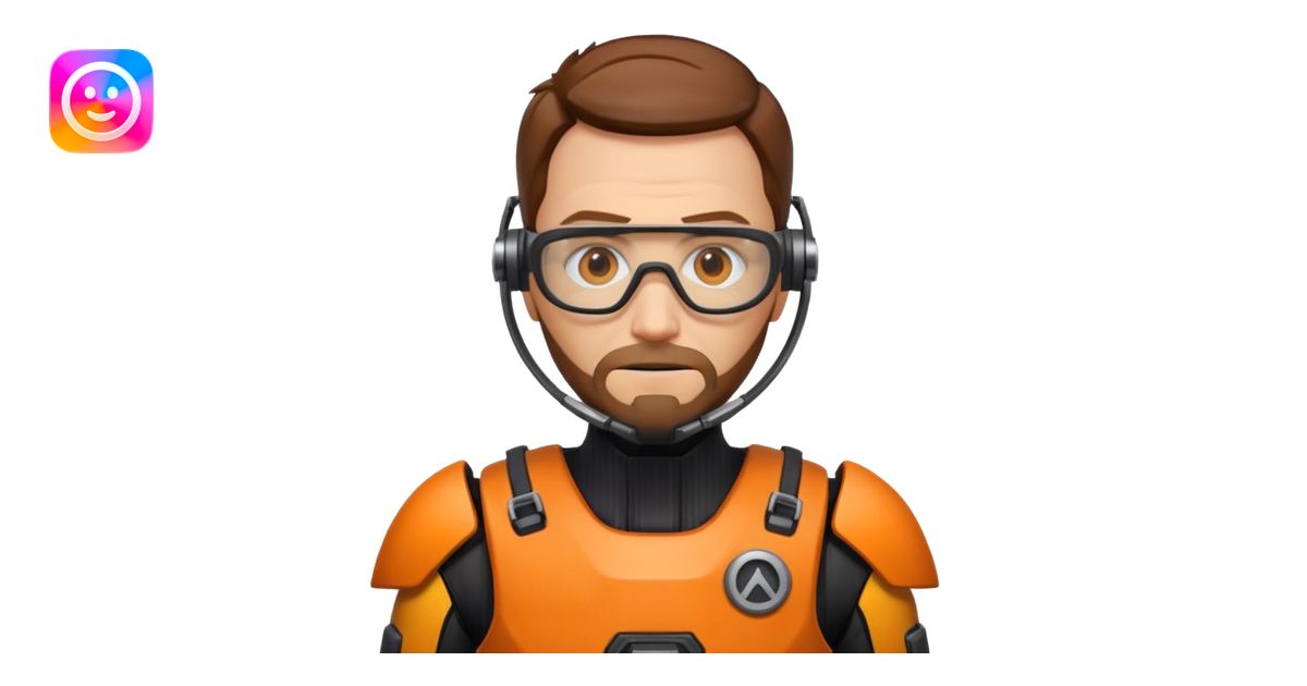 gordon freeman emoji | AI Emoji Generator