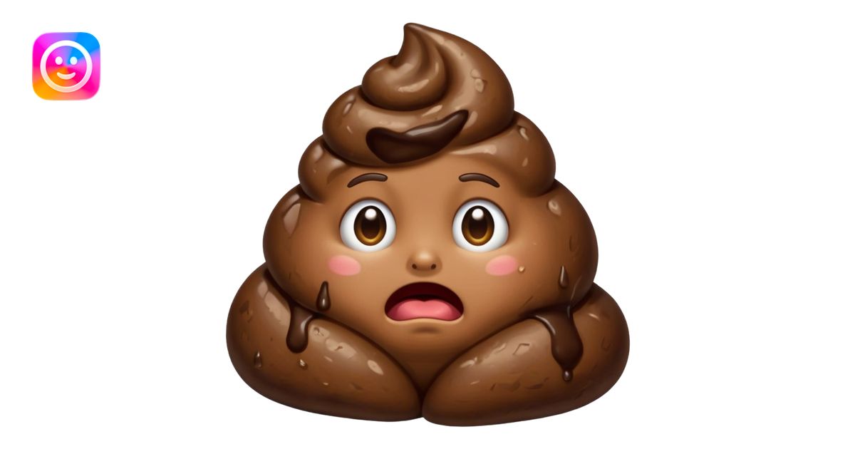 a poop crying emoji | AI Emoji Generator