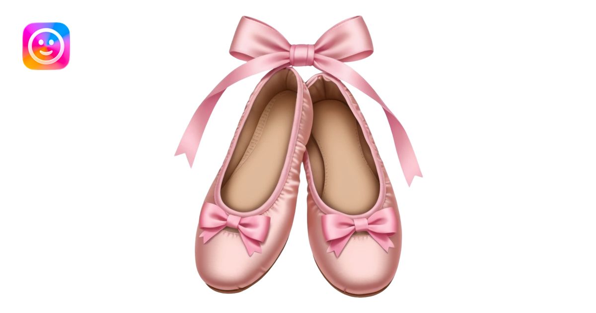 Ballet shoes emoji | AI Emoji Generator