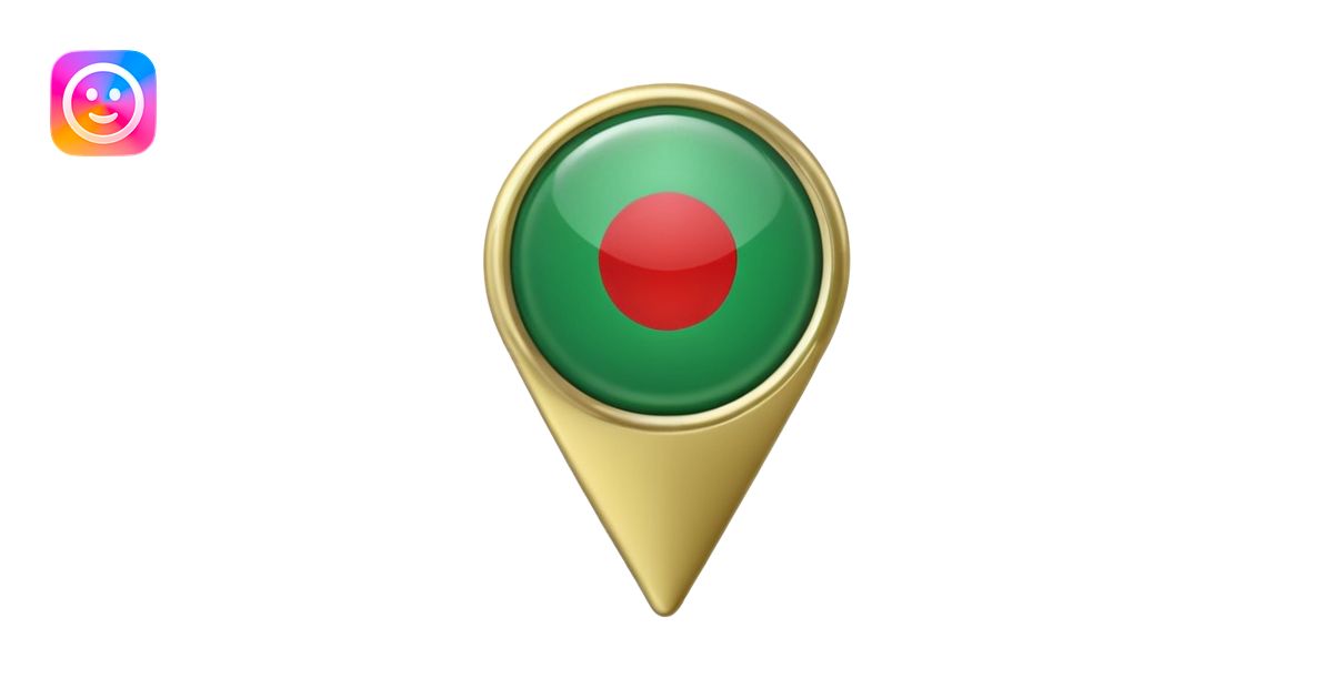 location pin Italy milan green emoji | AI Emoji Generator