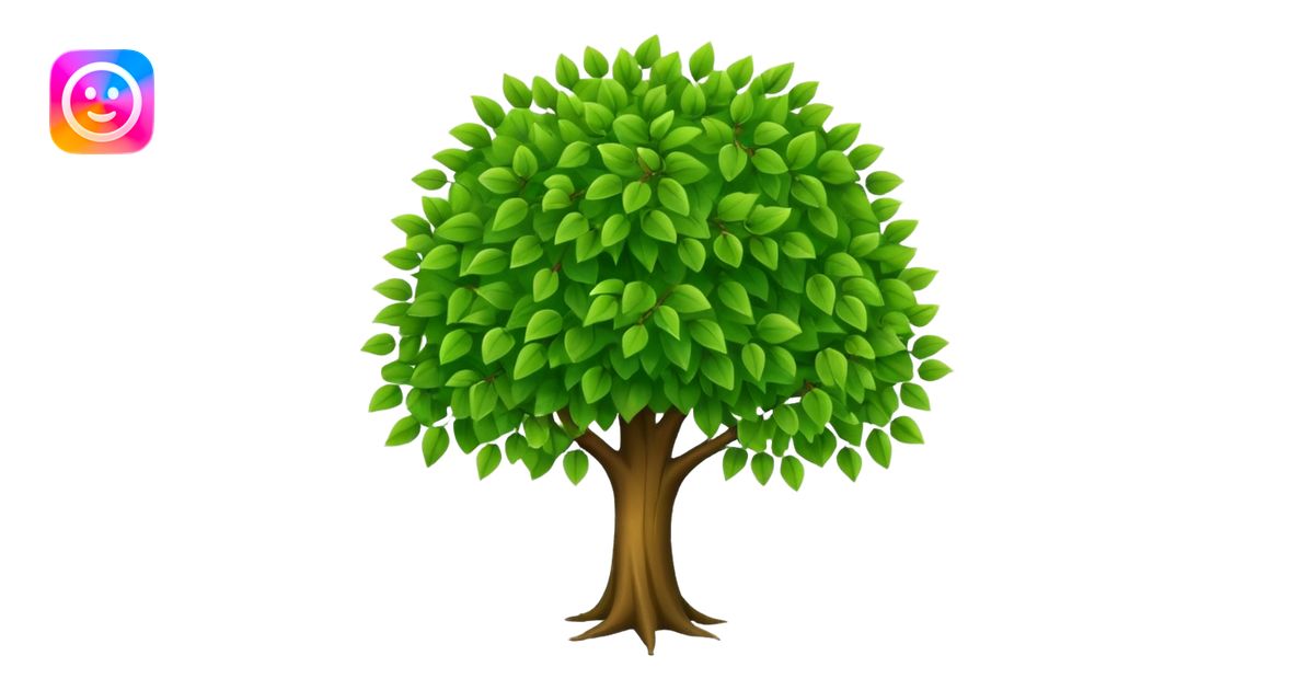 summer tree emoji | AI Emoji Generator