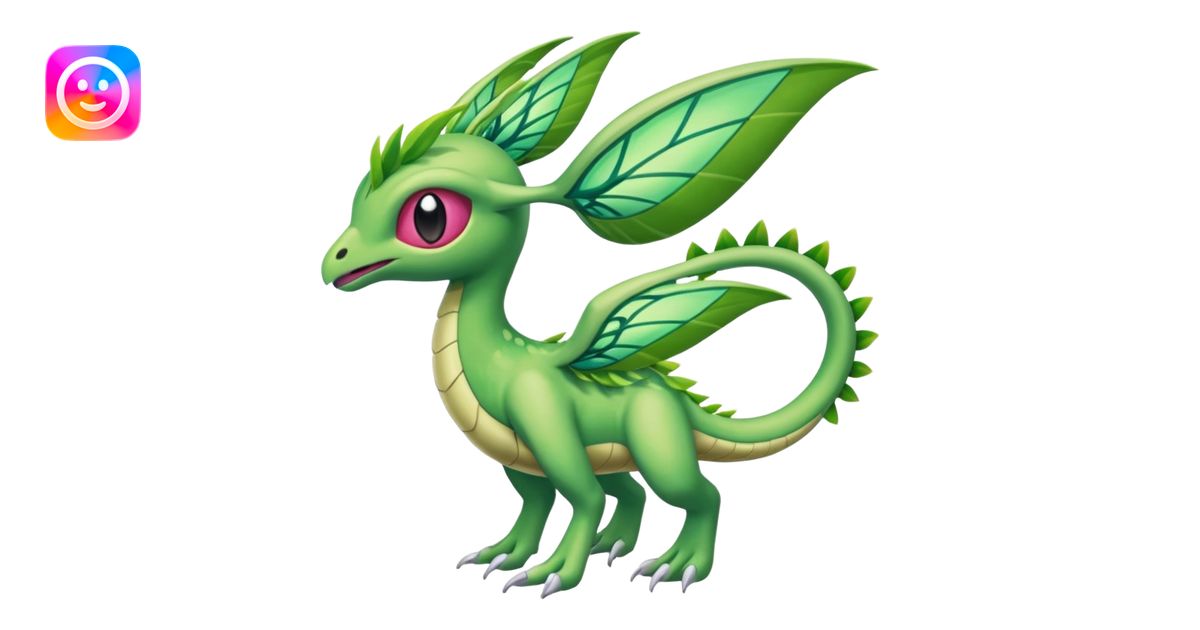 Tropius-Celebi-Virizion-Palkia-fusion emoji | AI Emoji Generator