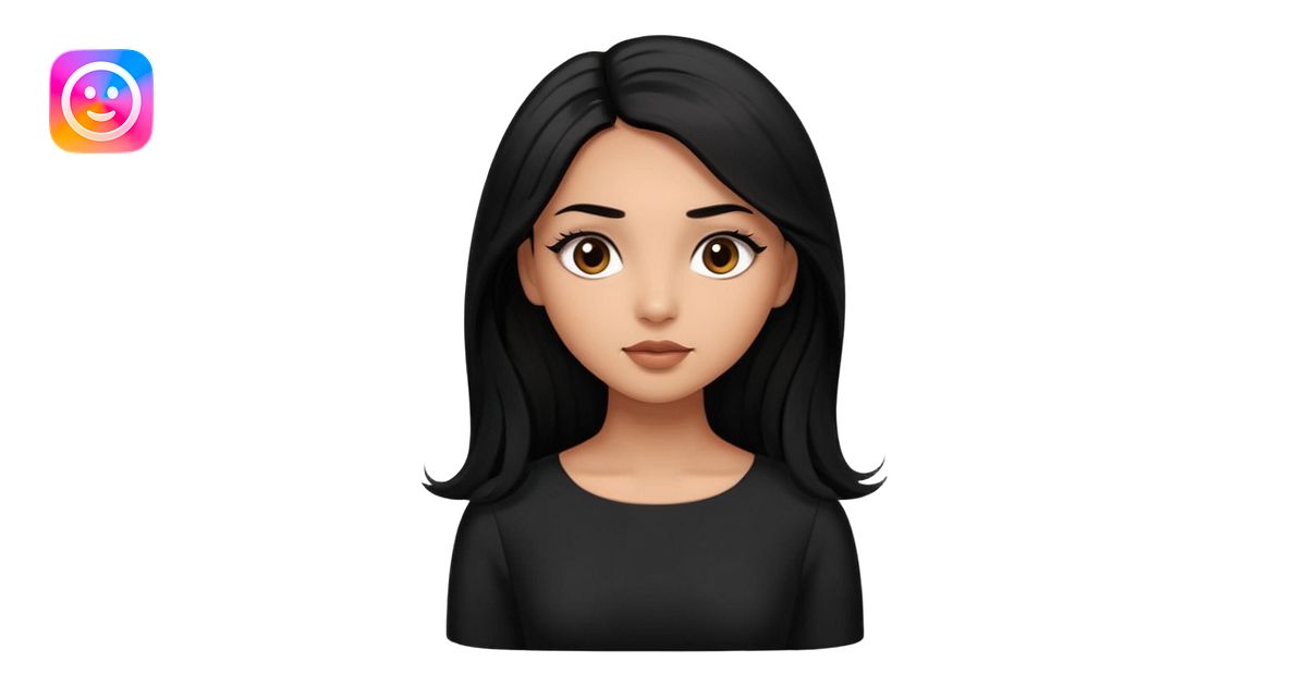 She has round head with oversized glossy eyes that dominate her face ...