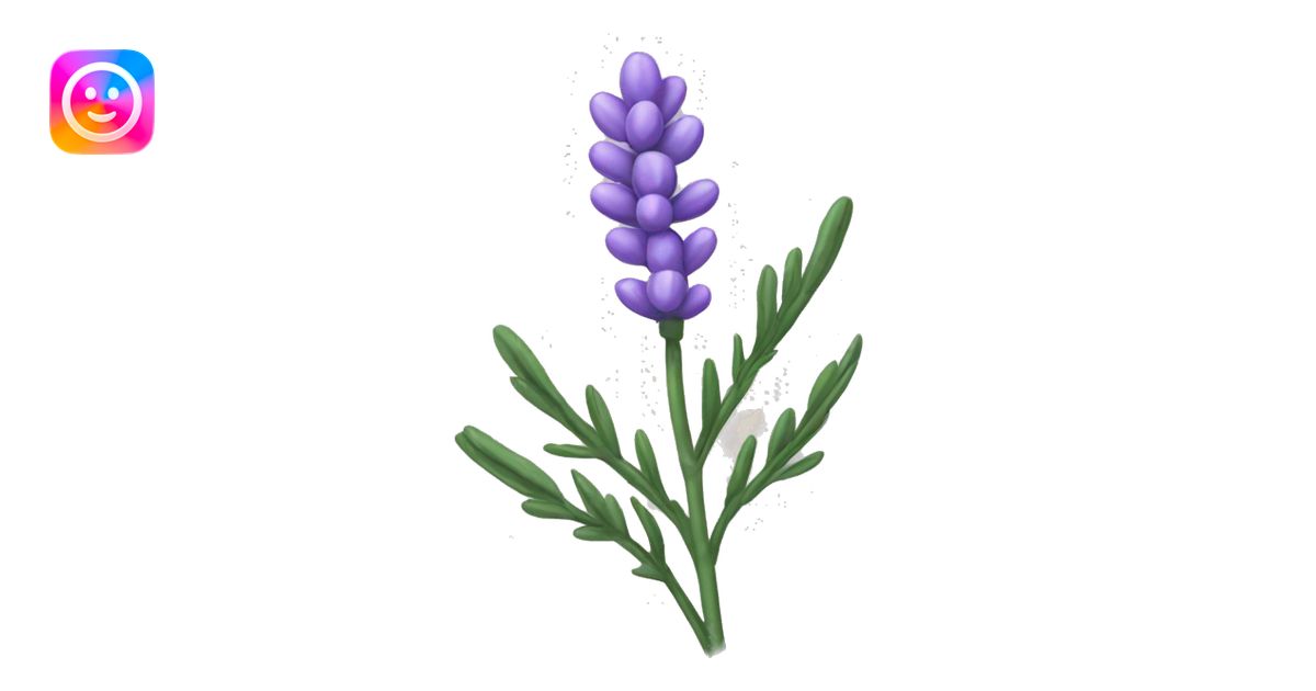 lavender sprig emoji | AI Emoji Generator
