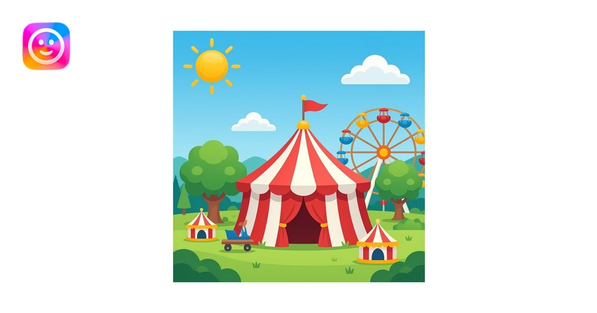 Funfair curcis emoji | AI Emoji Generator