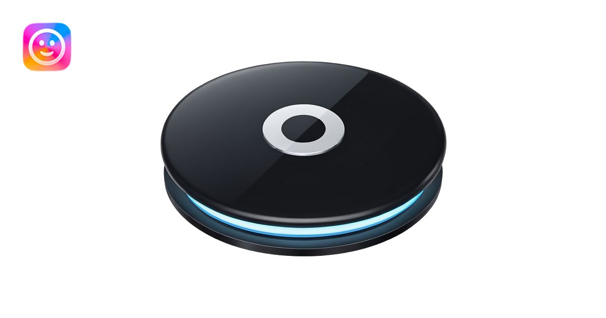 black computer disk emoji | AI Emoji Generator