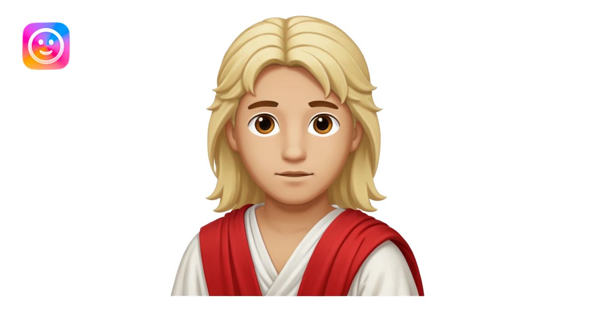 Adonis, Desire God from Rome Mythology with long blonde hair, red and ...