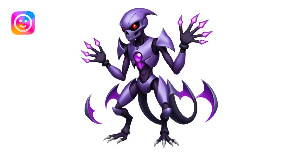 Duskull-Darkrai-Genesect-Fakémon-fusion (full body) emoji | AI Emoji ...