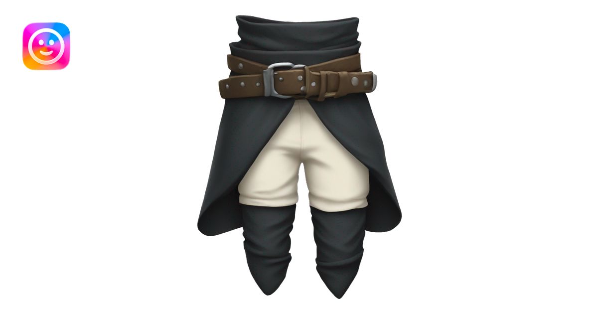 Dagger strapped to thigh emoji | AI Emoji Generator