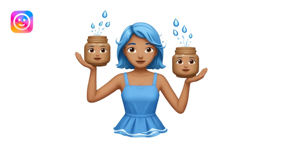 Water bearer holding do jars and spiking water inspired by aquarius ...