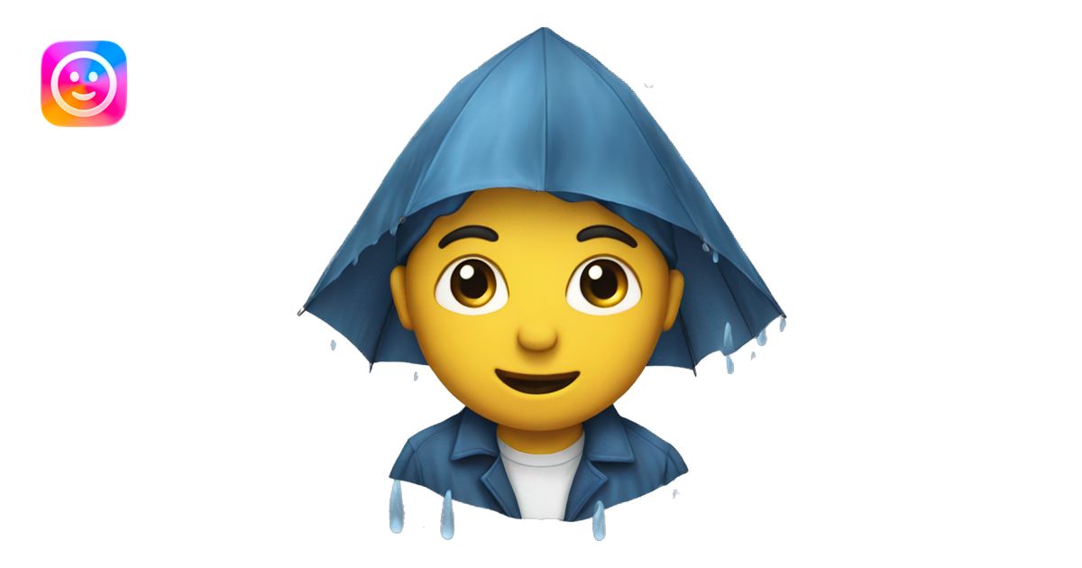 Rain emoji | AI Emoji Generator