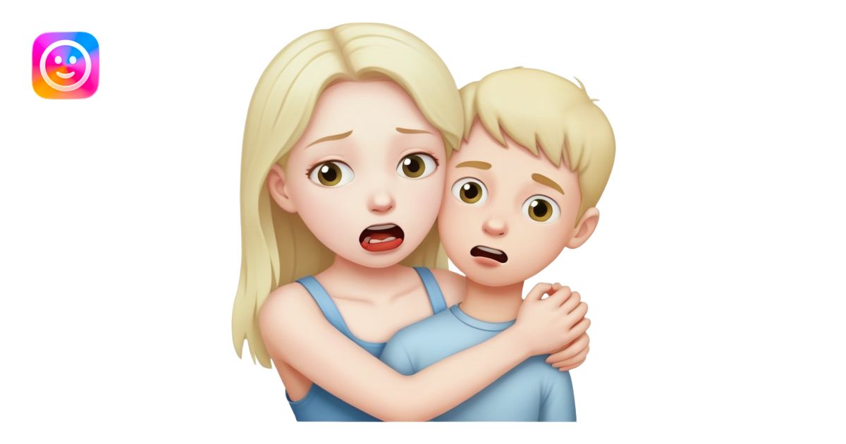 Girl chokes boy emoji | AI Emoji Generator