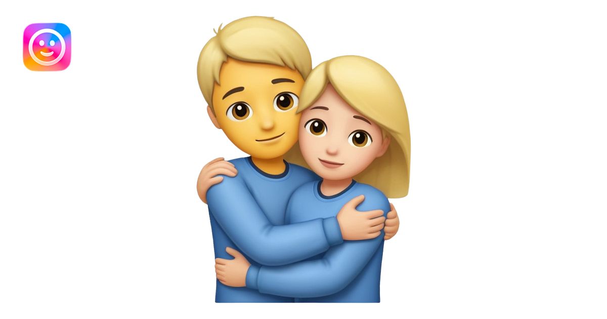 Hug emoji | AI Emoji Generator