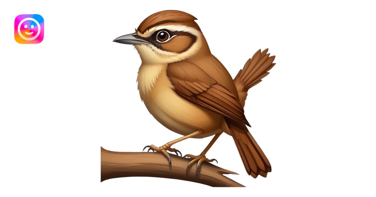 Carolina Wren emoji | AI Emoji Generator